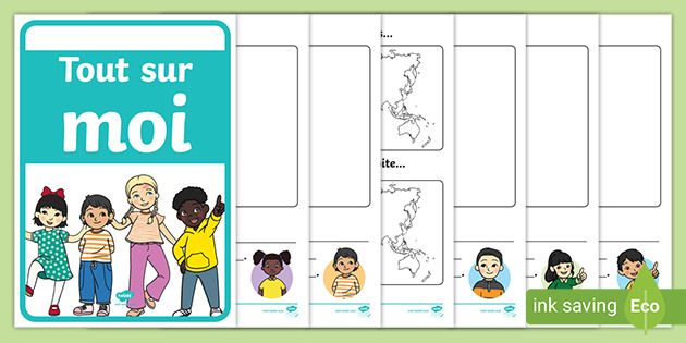 All About Me French Booklet Printable | French Resources
