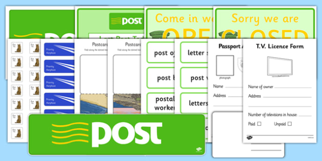 Irish Post Office Aistear Display Pack (teacher made)
