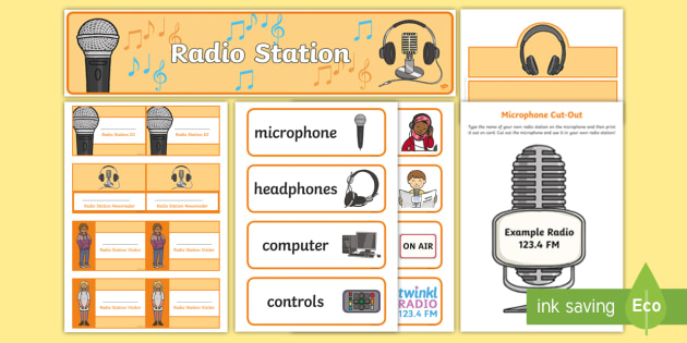 Radio Station Role-Play Pack (teacher made)