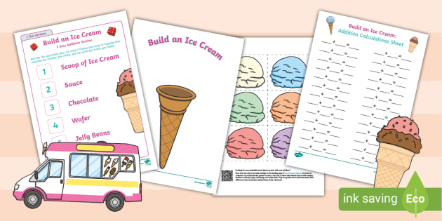 Make Your Own Ice Cream Games for Summer Activities