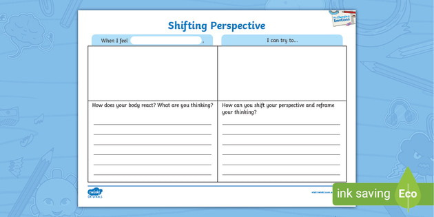 My Changing Emotions - Shifting Perspective Activity