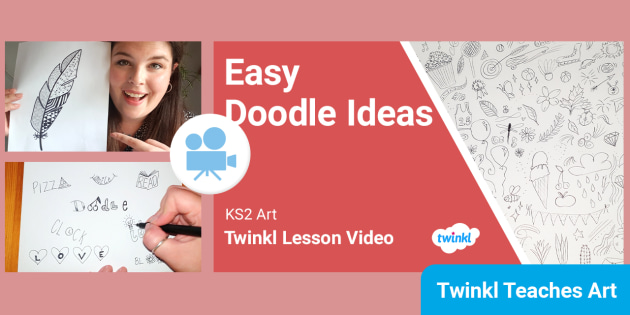 FREE! - KS2 Art Doodle Video Lesson | Parents and Teacher Resource