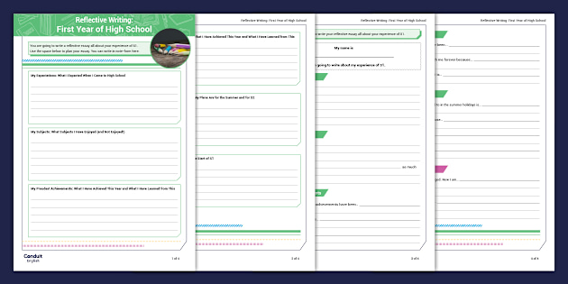 Reflective Writing Worksheets | twinkl.co.uk