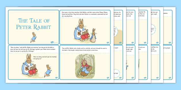 The Tale of Peter Rabbit Story Cards (teacher made)