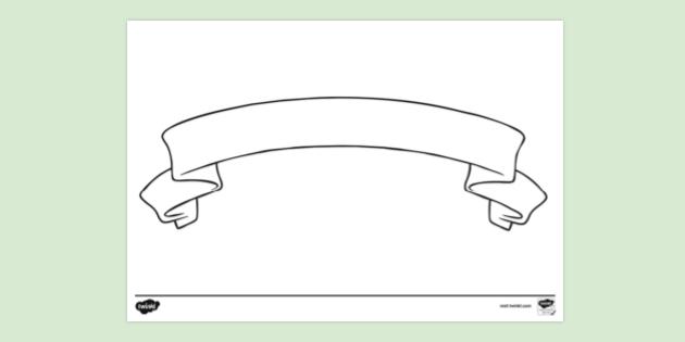 FREE! - Big Banner Colouring | Colouring Sheets