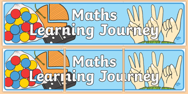 Maths Learning Journey Display Banner