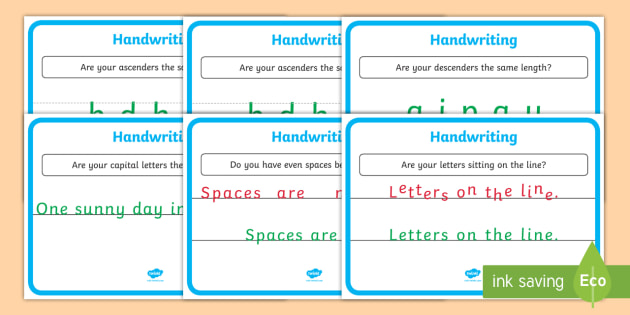Handwriting Display Posters (teacher made)