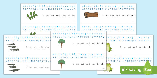 Alphabet Strips Nature Lifecycle (teacher made)
