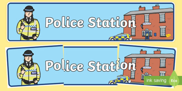 Police Station Display Banner (teacher made)