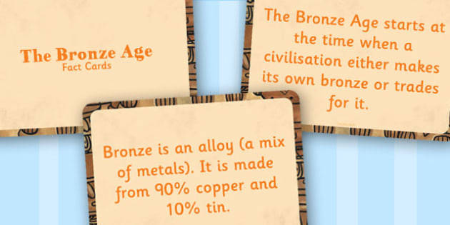Bronze Age Facts Display Cards - KS2 History - Twinkl