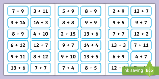 Addition to 20 | Primary Resources (teacher made) - Twinkl