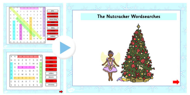 The Nutcracker Interactive Wordsearch (teacher made)