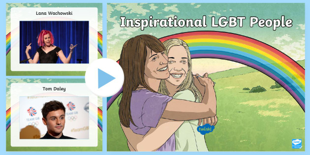 Inspirational LGBT People Photo PowerPoint - CfE - Twinkl