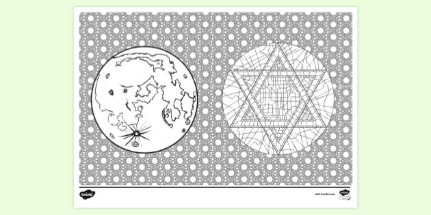 Wiccan Colouring Page | Colouring Sheet