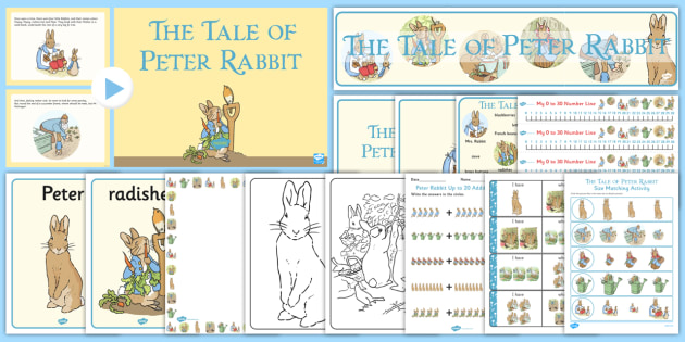 The Tale of Peter Rabbit Resource Pack - The Tale of Peter Rabbit Word Mat