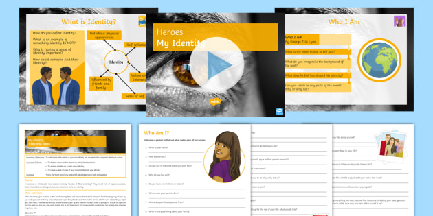 My identity worksheet | Twinkl (teacher made)