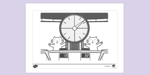 FREE! - Countdown Colouring Sheet | Colouring Sheets