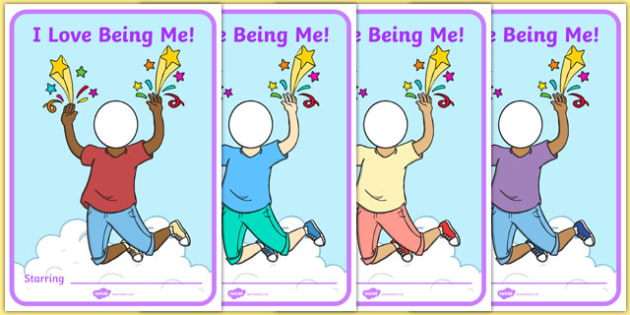 I Love Being Me Display Poster - usa, america, i like myself