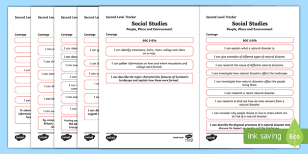 CfE Social Studies (People, Place and Environment) Second Level Child ...