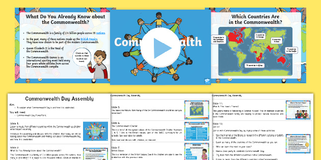 Commonwealth Day Assembly Pack (teacher made)