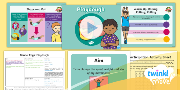 👉 Playdough-theme Dance and Movement Lesson Plan | Twinkl Move