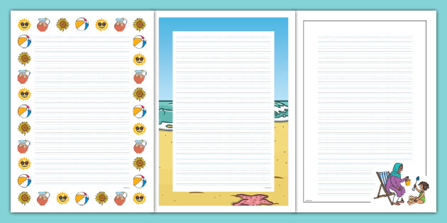 Summer Handwriting Worksheets | twinkl.com.au
