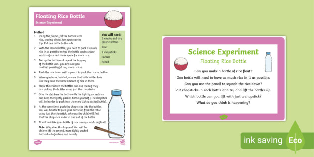 Rice Friction Experiment | Twinkl Science Demonstration