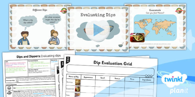 D&T: Dips and Dippers KS1 Home Learning Tasks