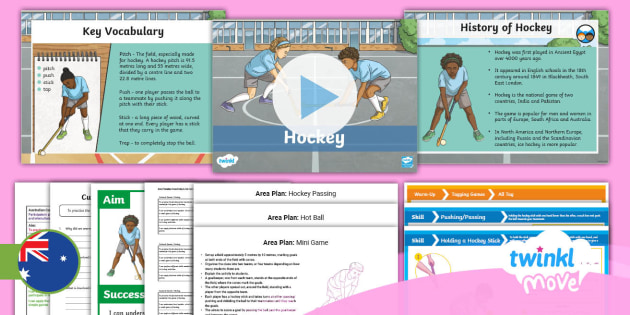Year 6 Hockey Lesson Pack | PE & Movement | Twinkl Move