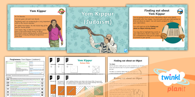 Planit RE: Forgiveness: Yom Kippur (Judaism) Year 5 Lesson 3