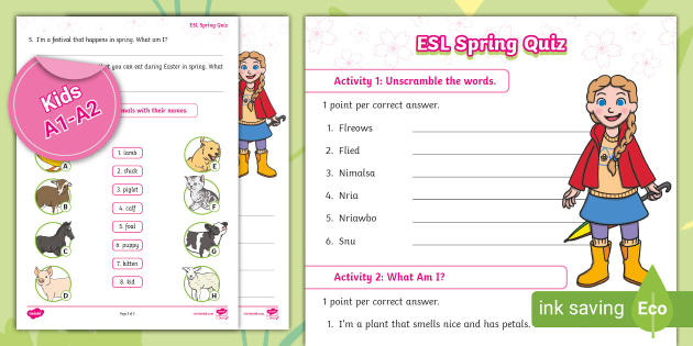 ESL Quizzes | twinkl.co.uk