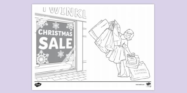 FREE! - Commercialisation Colouring Sheet | Colouring Sheets