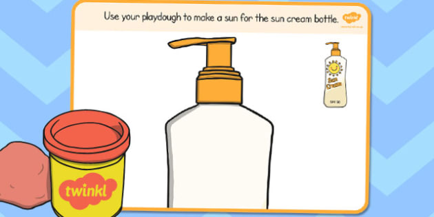 Sun Safety Playdough Mats