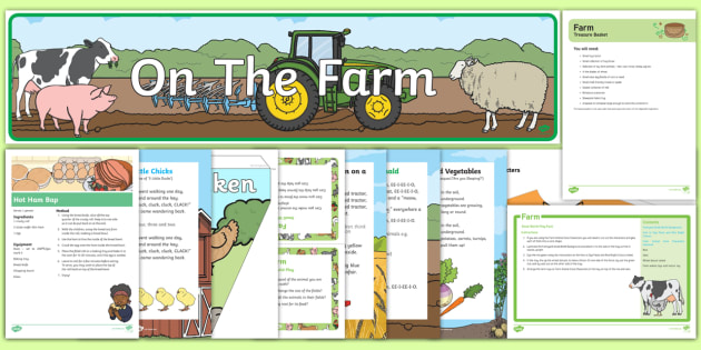 Childminder On the Farm EYFS Resource Pack (teacher made)