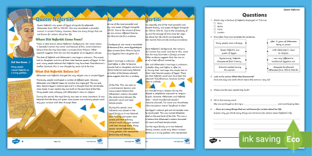 Ancient Egypt Readings | twinkl.com.au