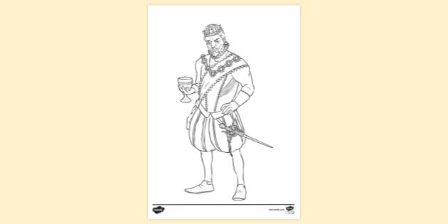 King Claudius Colouring Sheet Colouring | Colouring Sheets