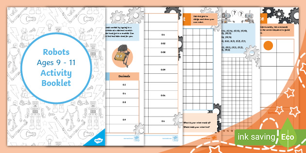 Robots Activity Booklet (Ages 9 - 11)
