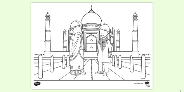 FREE! - Indian Colouring Page | Colouring Sheets