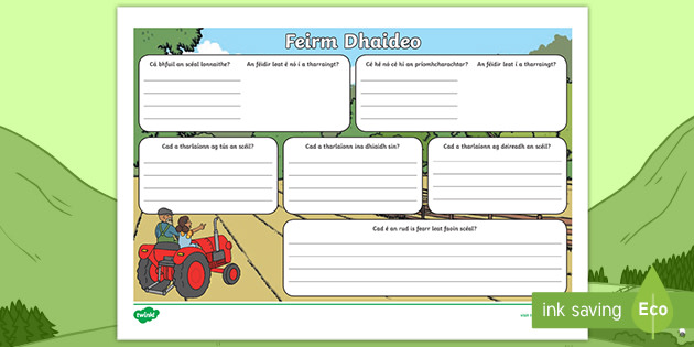 Léirmheas Leabhair: Feirm Daideo (teacher made)