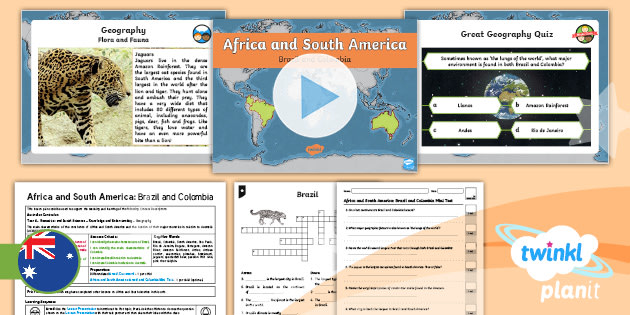 Year 4 HASS Geography Africa and South America Lesson 6