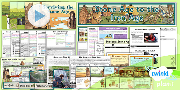 Stone Age to Iron Age Unit Pack - Year 5 & 6 History
