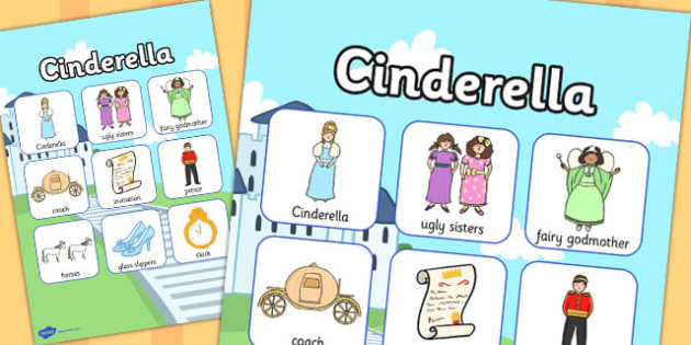 Cinderella Vocabulary Poster (teacher made)