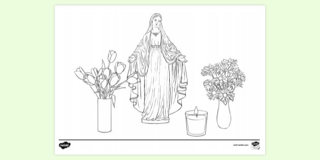 Altar Coloring Pages