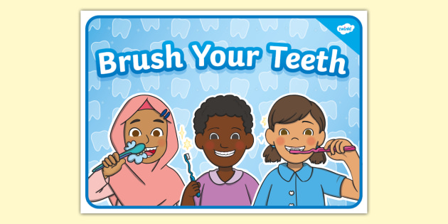 Brush Your Teeth Sign