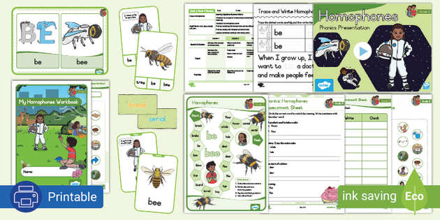 Phonics Homophones | twinkl.com.au