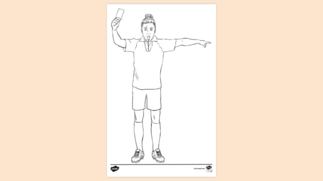 FREE! - Referee Colouring Sheet | Colouring Sheets