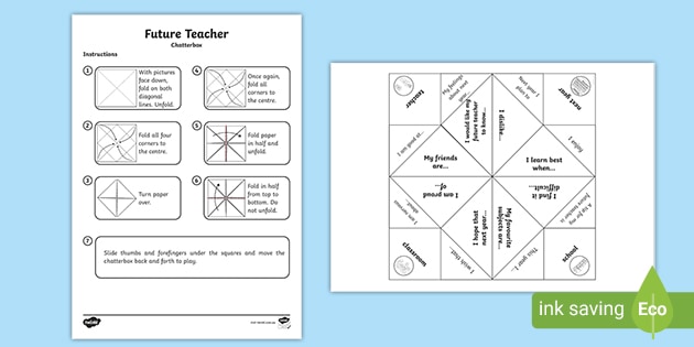 Dear Future Teacher Chatterbox (teacher made)