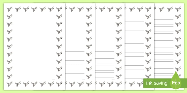 Peace-Themed Page Borders (teacher made)