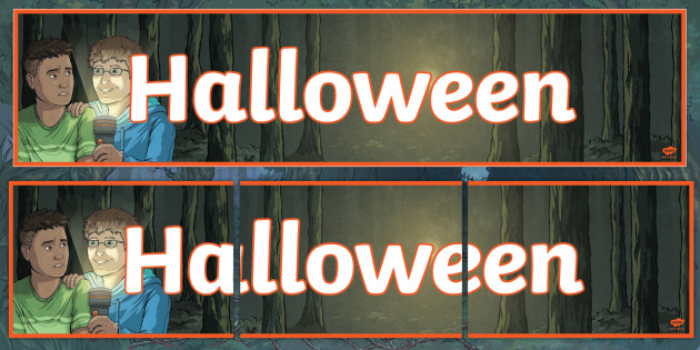 'Halloween' Display Banner (teacher made)