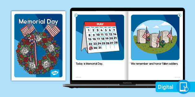 Memorial Day Reading ebook | ELA | Kindergarten | Twinkl USA